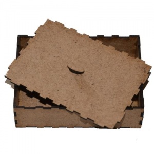 MDF Trinket Box Kit with Castellated Lid